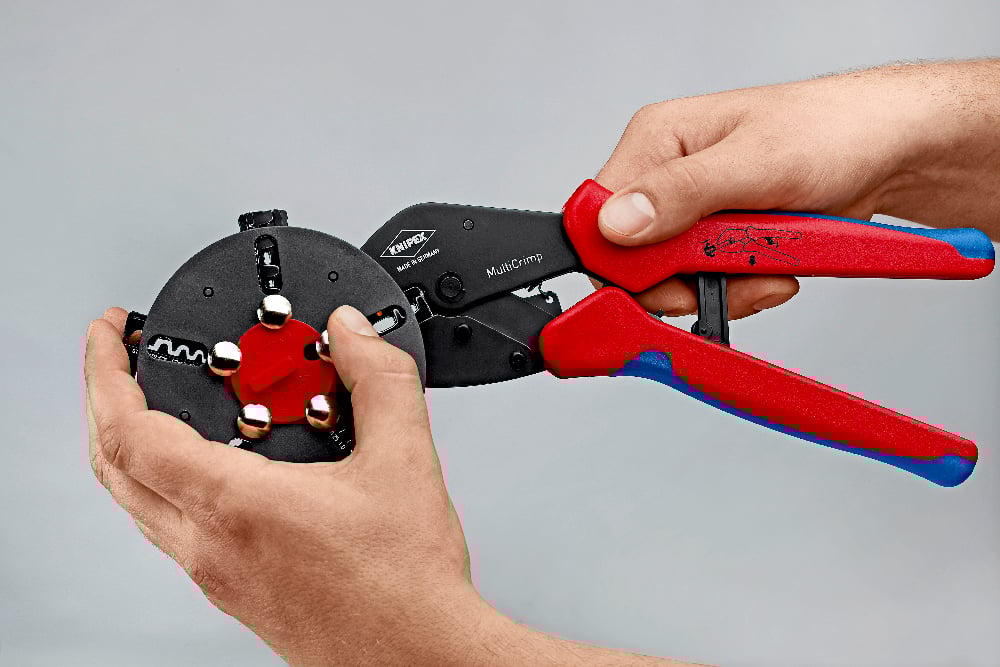KNIPEX MultiCrimp® Crimpzange mit Wechselmagazin | KNIPEX