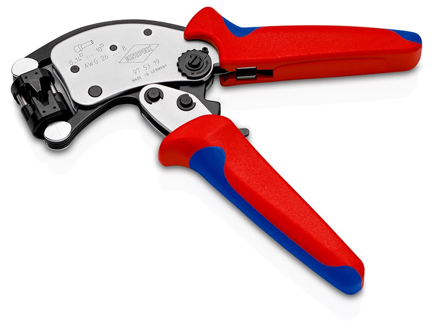 KNIPEX Twistor® T Self-Adjusting Crimping Pliers for wire ferrules With ...