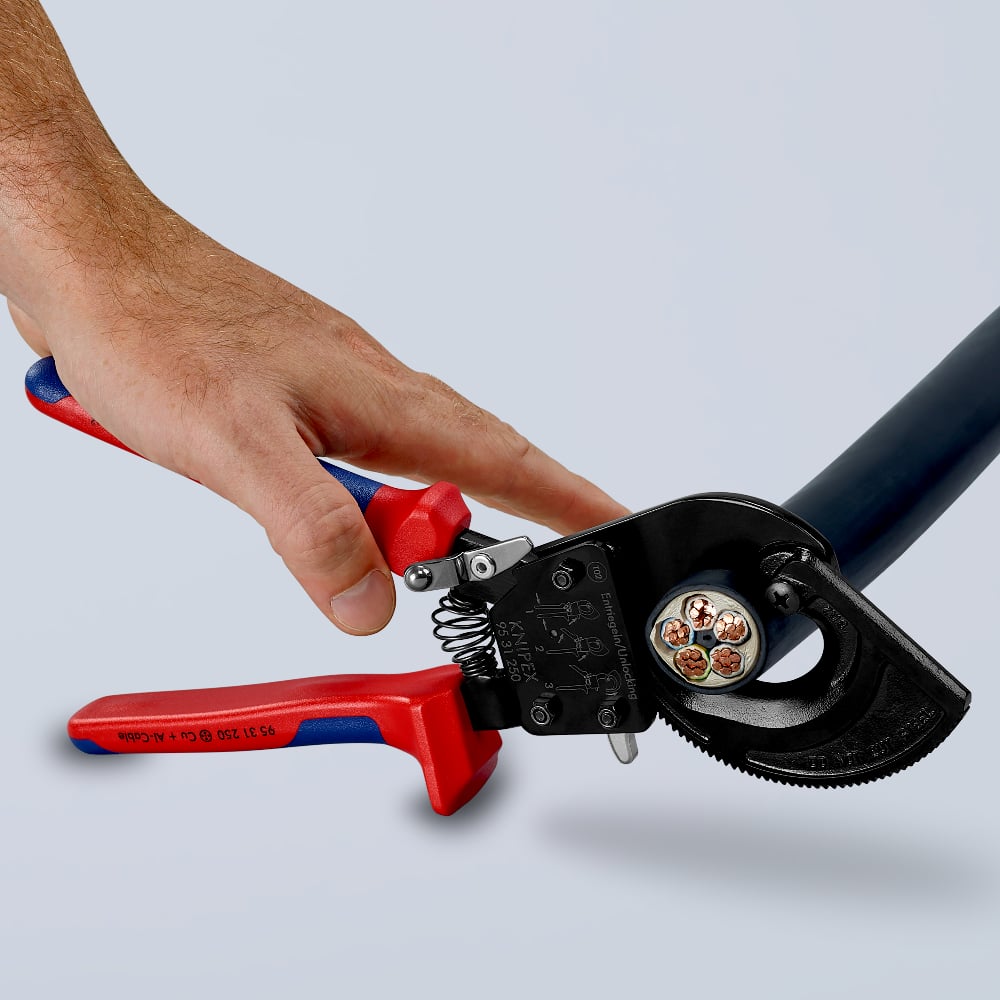 Cable Cutter (ratchet action) | KNIPEX