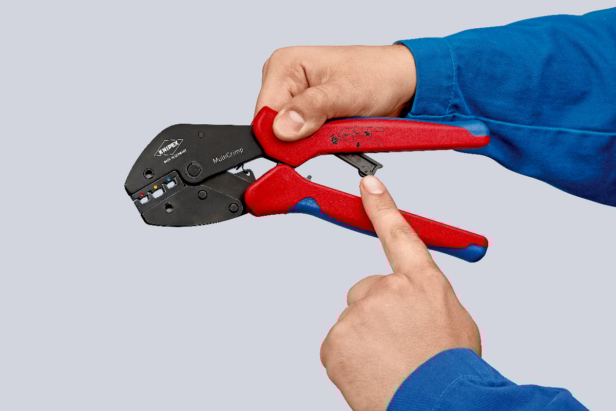 KNIPEX MultiCrimp® Crimpzange mit Wechselmagazin | KNIPEX