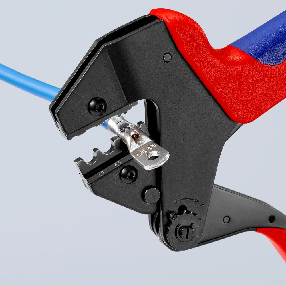Crimp System Pliers For exchangeable crimping dies | KNIPEX