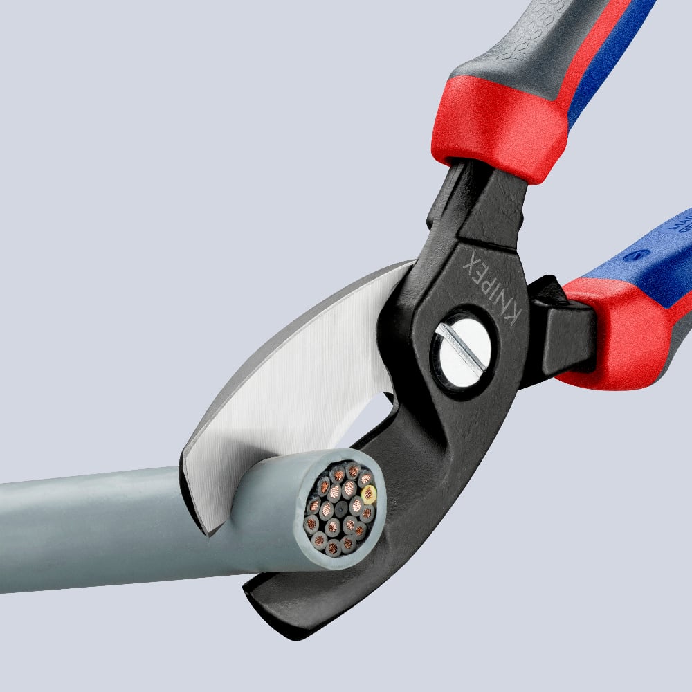 Cable Shears With twin cutting edge | KNIPEX