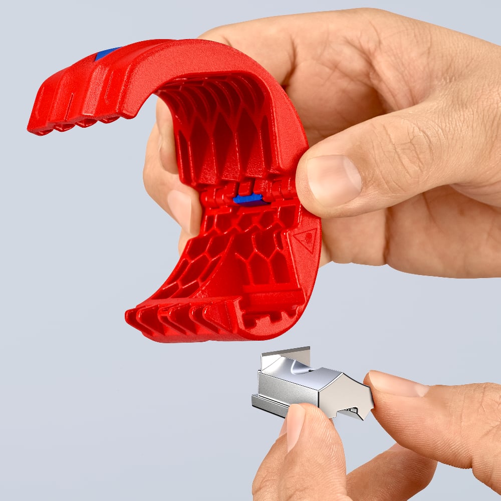 KNIPEX BiX® Cutter for plastic pipes and sealing sleeves | KNIPEX