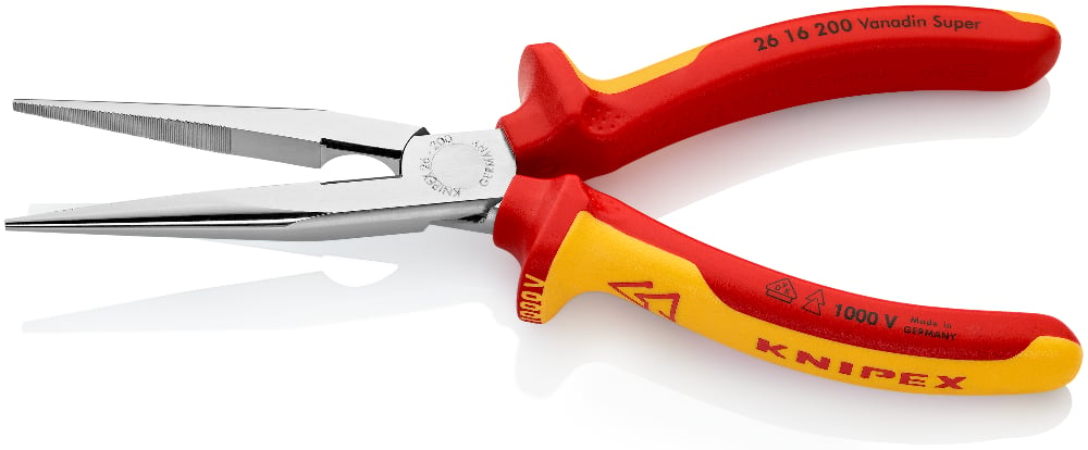 Snipe Nose Side Cutting Pliers (Stork Beak Pliers) | KNIPEX