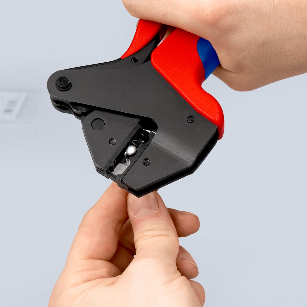 Crimp System Pliers For exchangeable crimping dies | KNIPEX