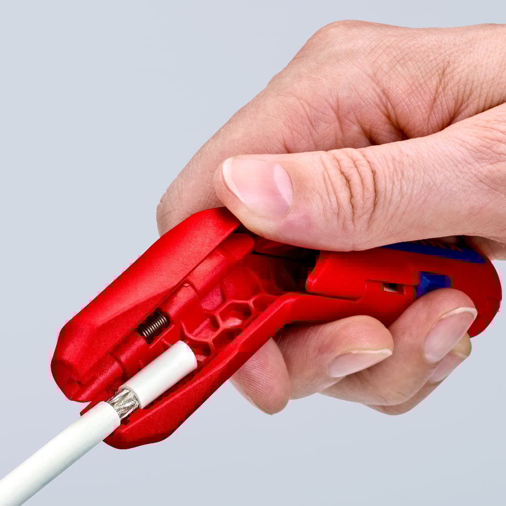 KNIPEX ErgoStrip® Universal Stripping Tool For left-handers | KNIPEX