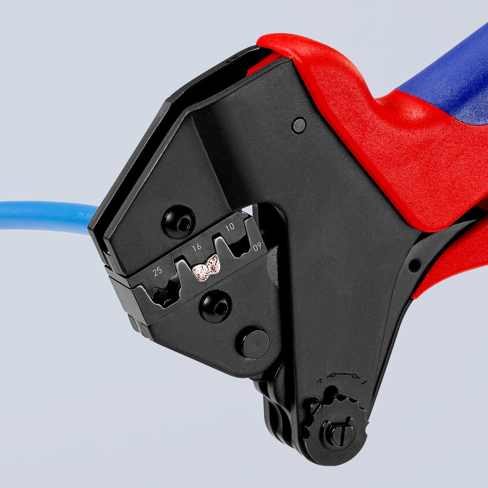Crimp System Pliers For exchangeable crimping dies | KNIPEX