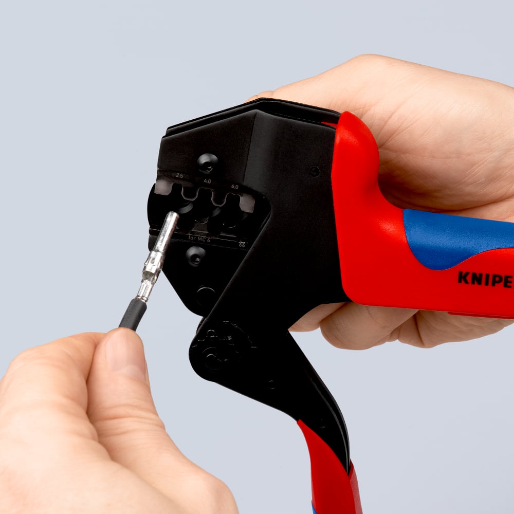 Crimp System Pliers For exchangeable crimping dies | KNIPEX
