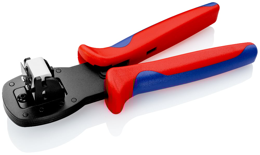 Crimping Pliers for micro plugs Parallel crimping | KNIPEX