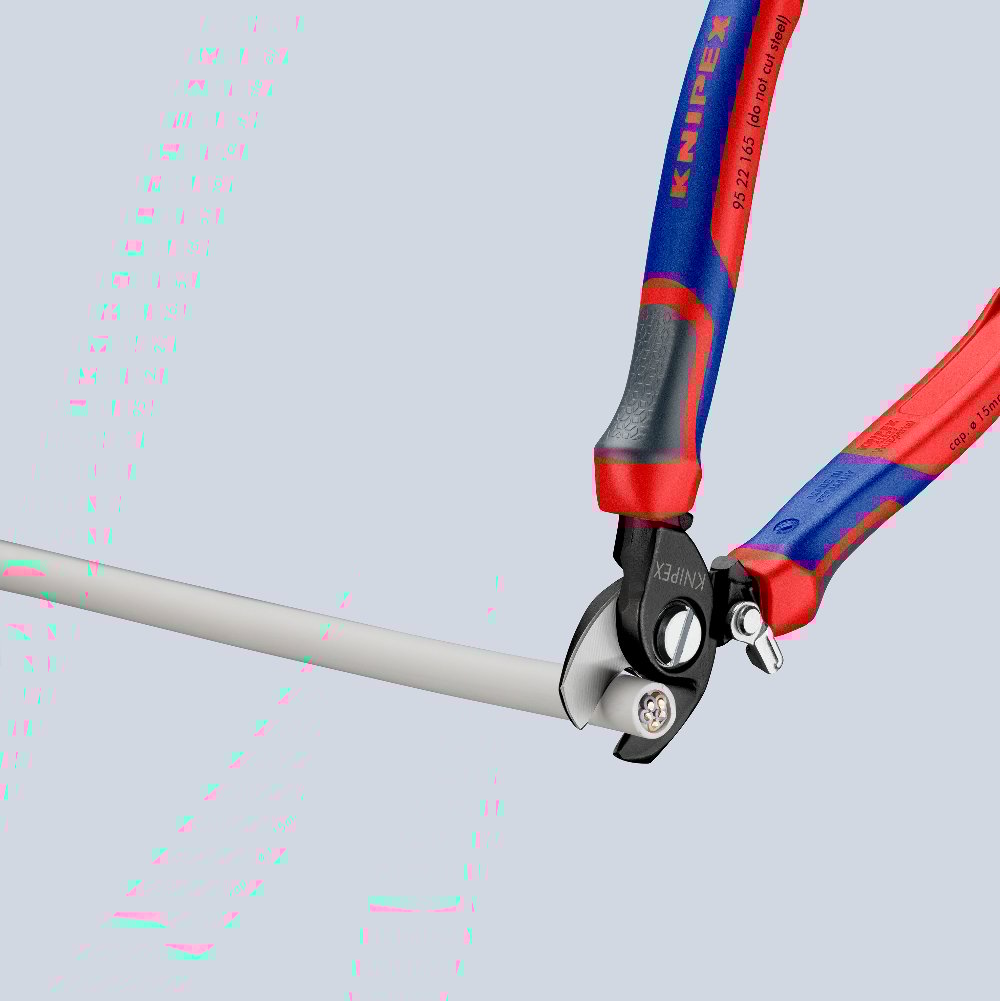 Cable Shears With opening spring | KNIPEX