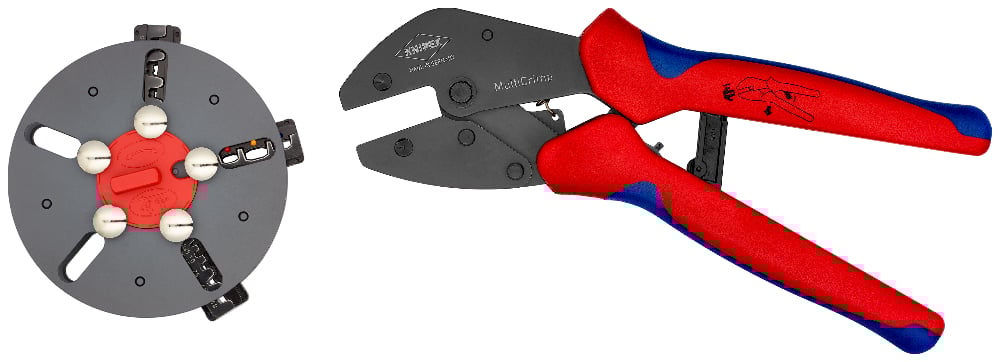 KNIPEX MultiCrimp® Crimping Pliers with changer magazine | KNIPEX