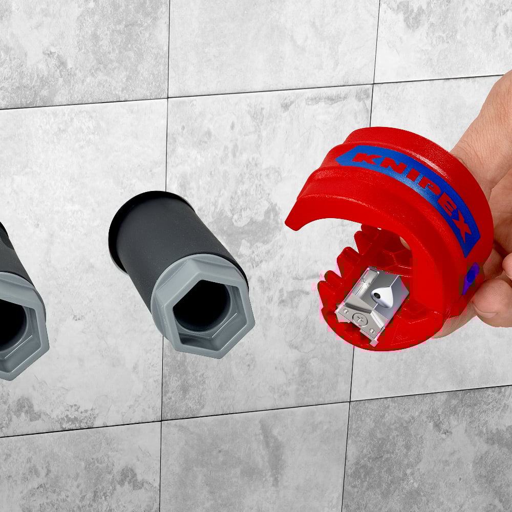 KNIPEX BiX® Cutter for plastic pipes and sealing sleeves | KNIPEX