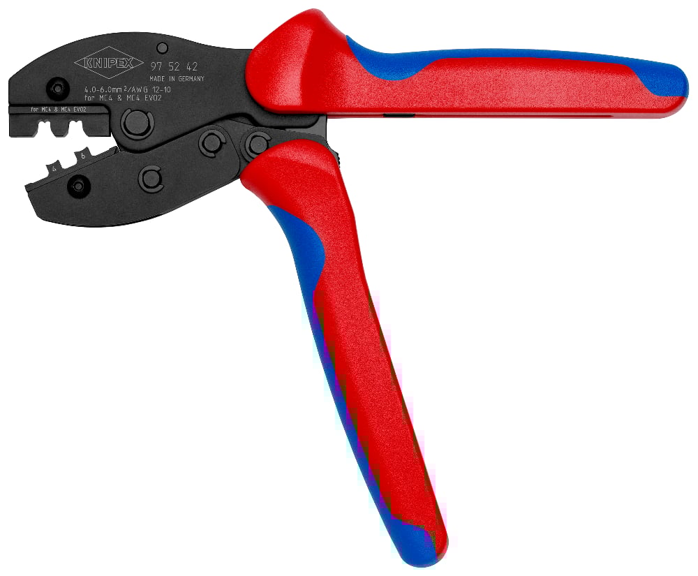 KNIPEX PreciForce Crimping pliers for MC4®/MC4® EVO 2 connectors | KNIPEX