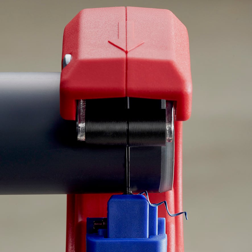 KNIPEX DP50 Pipe Cutter for plastic drain pipes | KNIPEX
