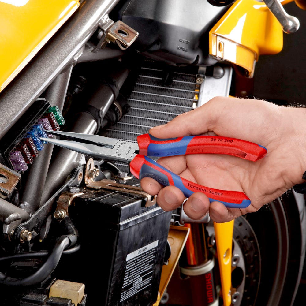 Snipe Nose Side Cutting Pliers (Stork Beak Pliers) | KNIPEX