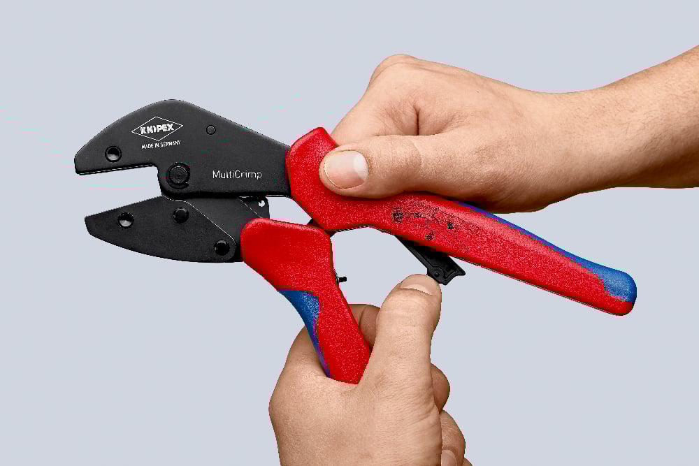 KNIPEX MultiCrimp® Crimping Pliers with changer magazine | KNIPEX
