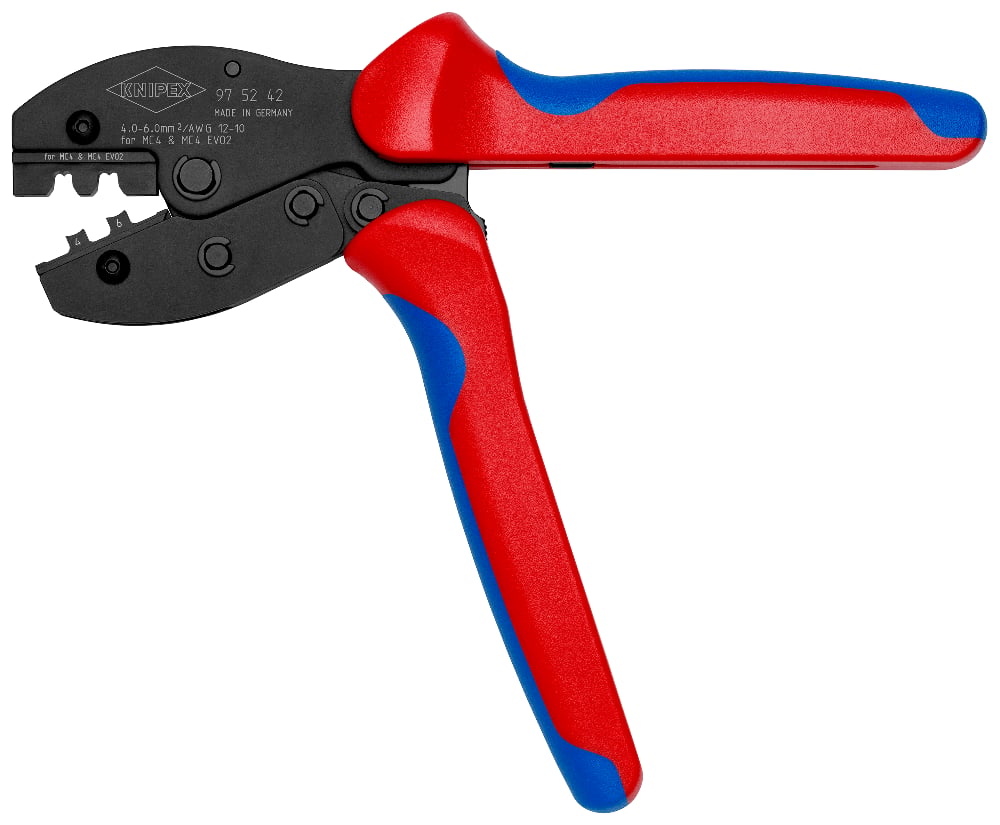 KNIPEX PreciForce® MC4/MC4 EVO 2 커넥터용 압착 플라이어 | KNIPEX
