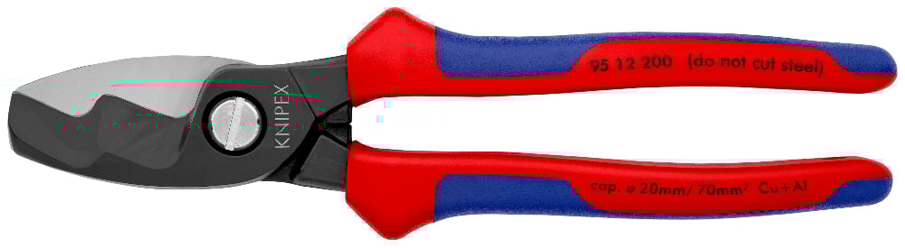 Cable Shears With twin cutting edge | KNIPEX