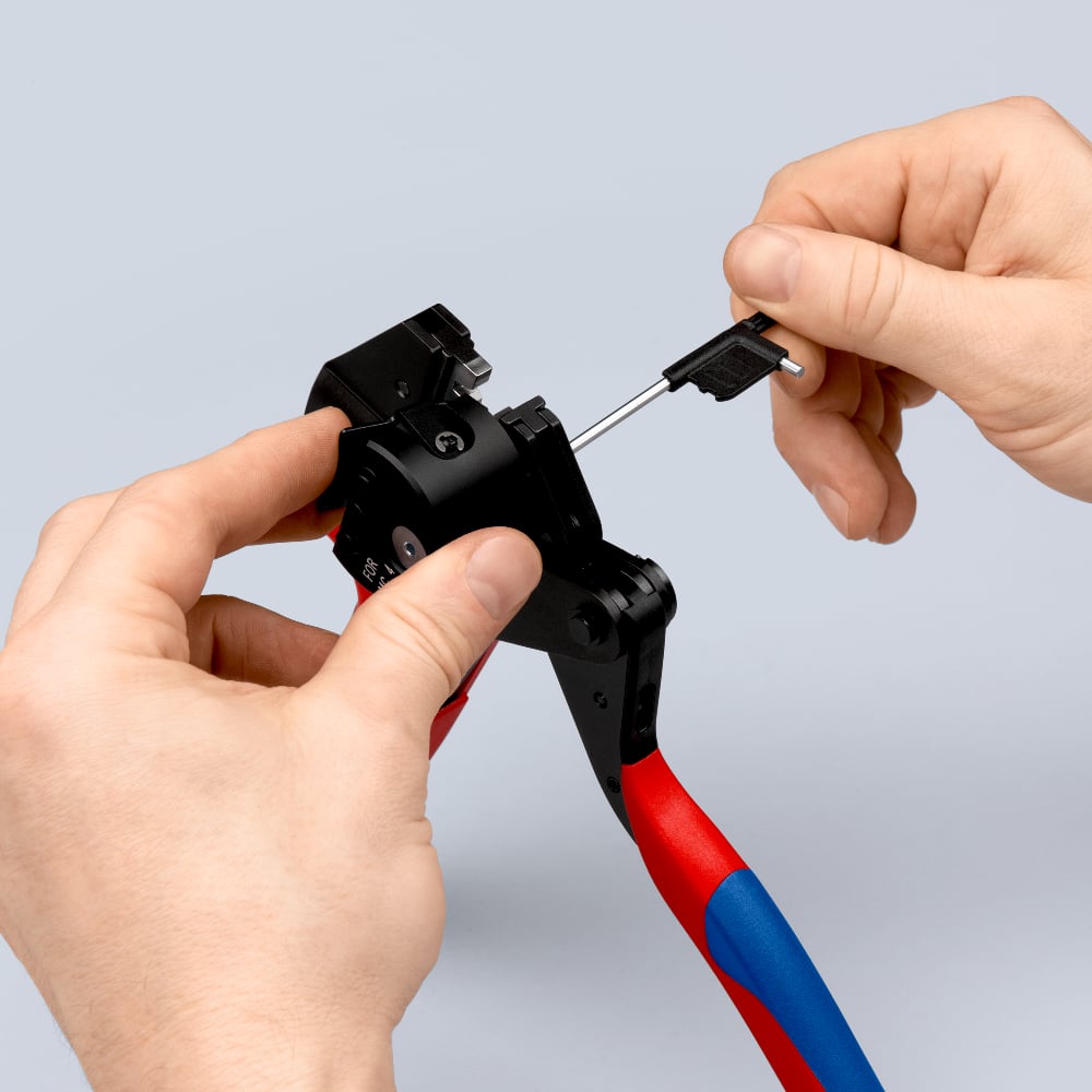 Crimp System Pliers For exchangeable crimping dies | KNIPEX