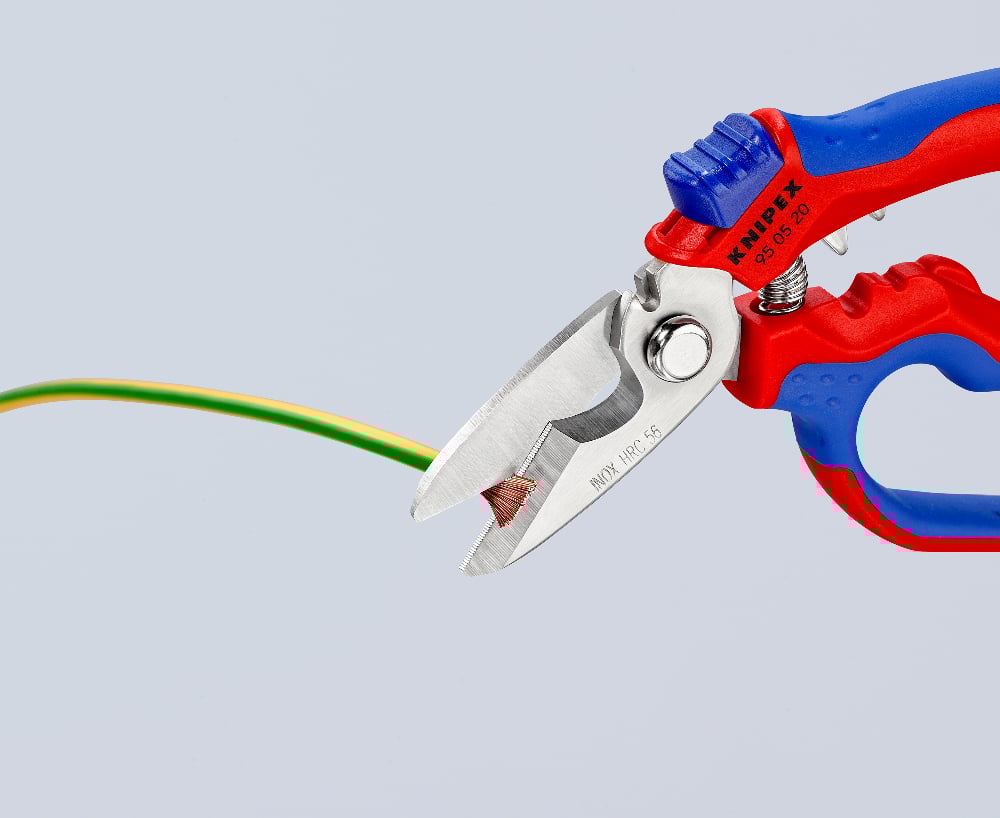 Angled Electricians' Shears | KNIPEX