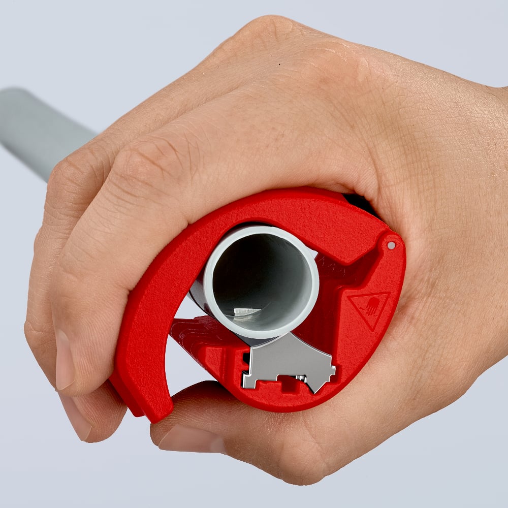 KNIPEX BiX® Cutter for plastic pipes and sealing sleeves | KNIPEX