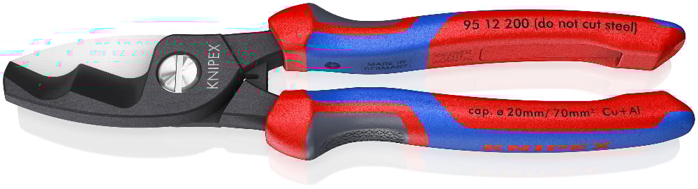 Cable Shears With twin cutting edge | KNIPEX