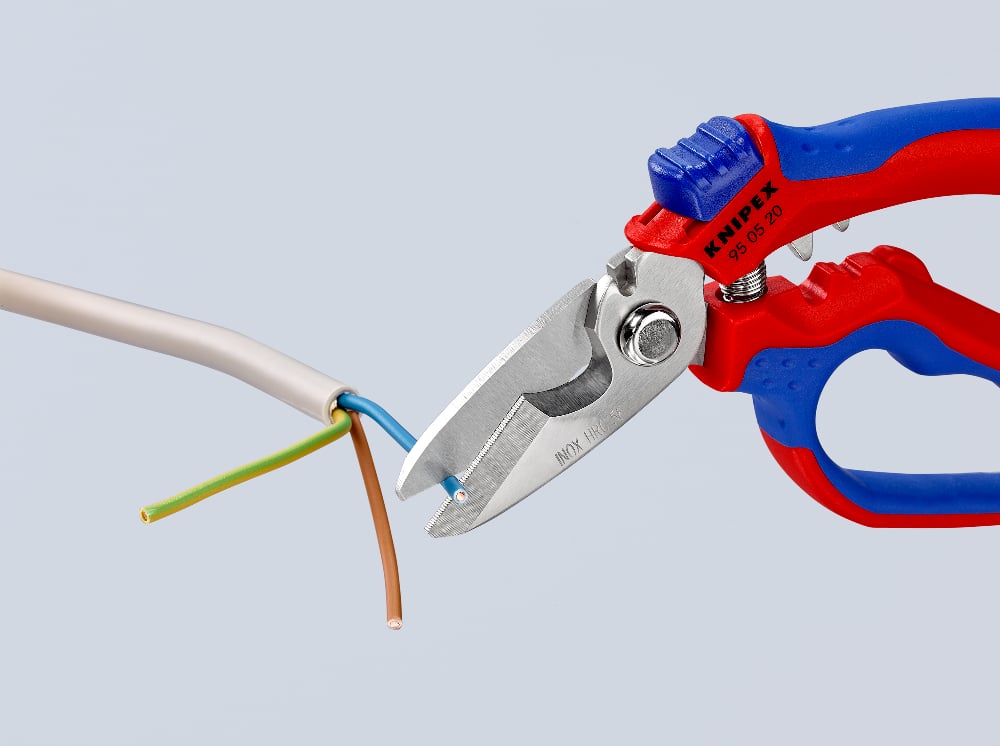 Angled Electricians' Shears | KNIPEX