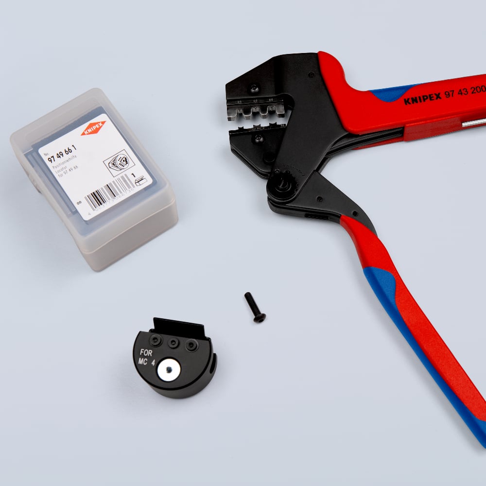 Crimp System Pliers For exchangeable crimping dies | KNIPEX