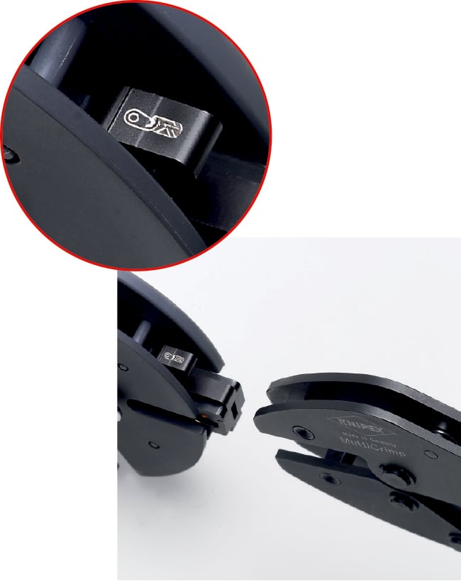 KNIPEX MultiCrimp® Crimping Pliers with changer magazine | KNIPEX