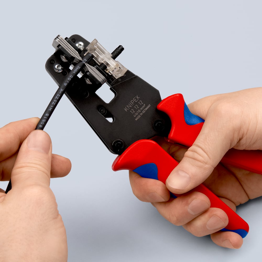Crimp System Pliers For exchangeable crimping dies | KNIPEX