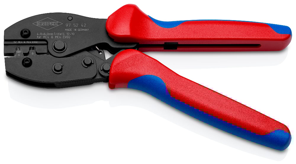 KNIPEX PreciForce® Crimping pliers for MC4®/MC4® EVO 2 connectors | KNIPEX