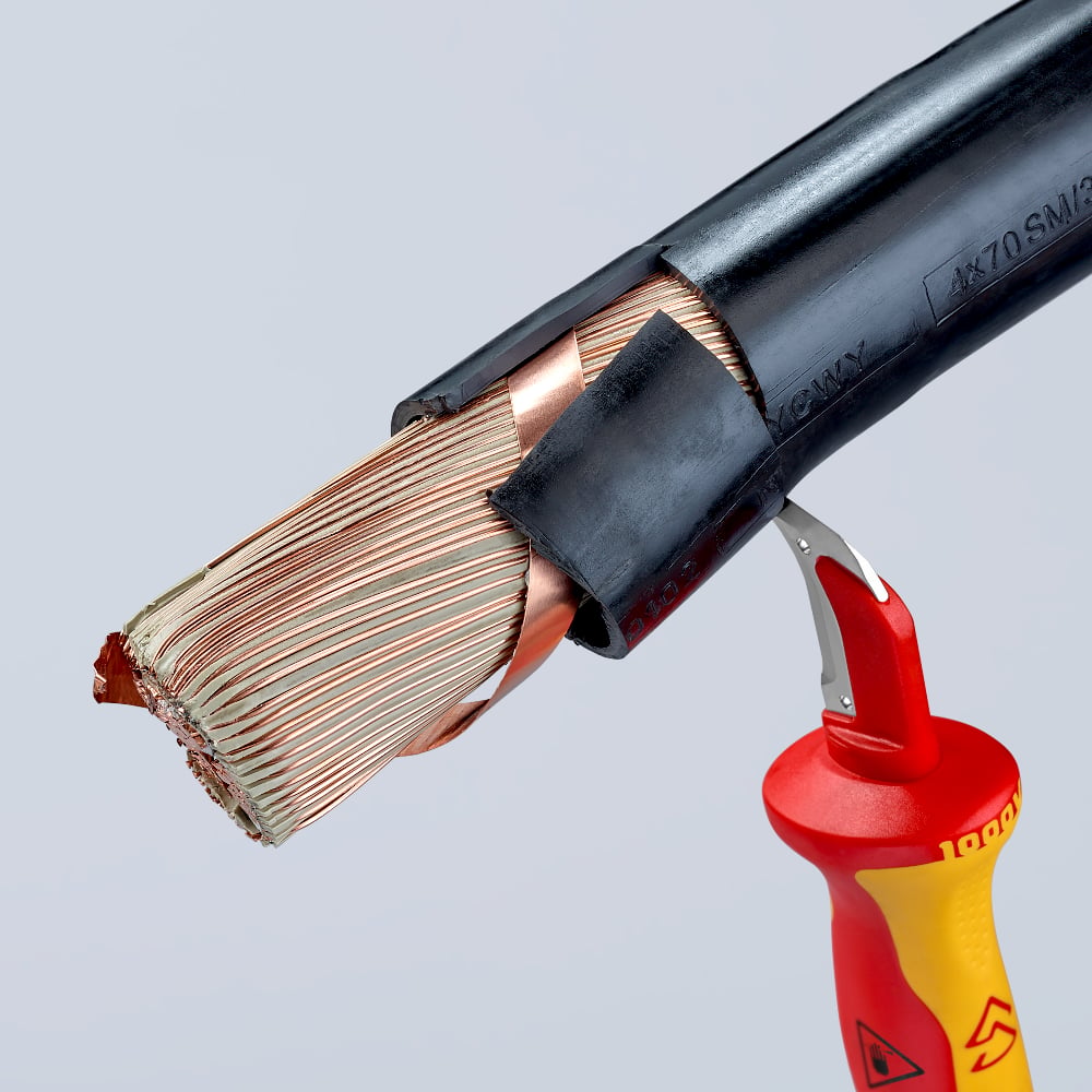 Stripping Knife With guide shoe | KNIPEX