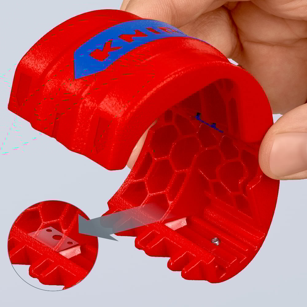 KNIPEX BiX® Cutter for plastic pipes and sealing sleeves | KNIPEX