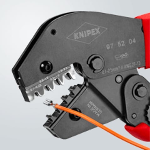 Crimping Pliers For two-hand operation | KNIPEX