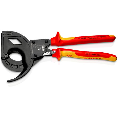 Cable Cutter (ratchet principle, 3-stage) | KNIPEX