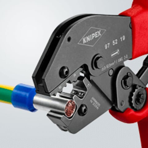 Crimping Pliers For two-hand operation | KNIPEX