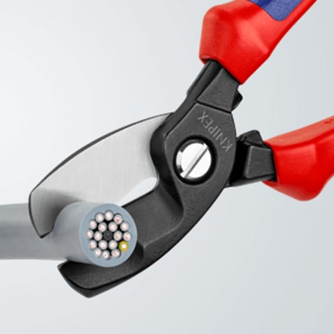 Cable Shears With twin cutting edge | KNIPEX
