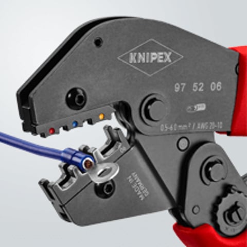 Crimping Pliers For two-hand operation | KNIPEX