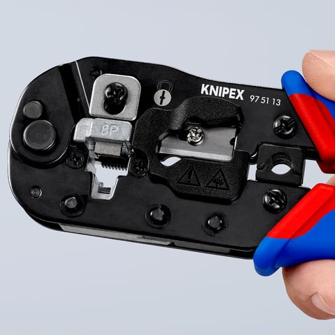 Crimping Pliers for RJ45 Western plugs | KNIPEX